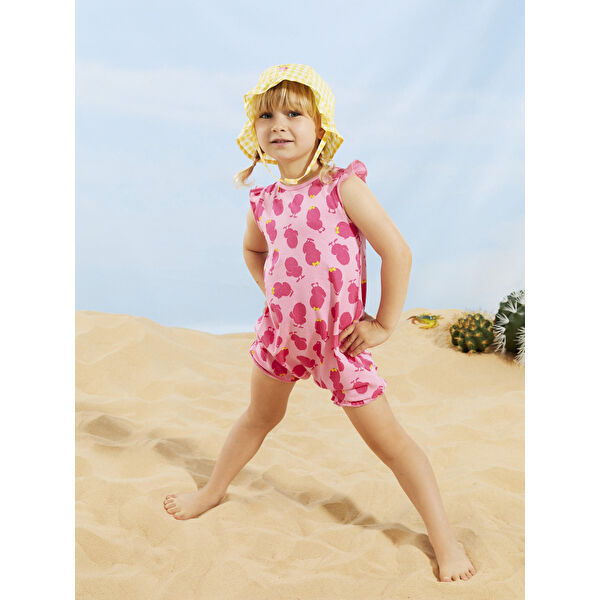 Dalin X LC waikiki Bisiklet Yaka Kız Bebek Tulum 2'li Dalin X LC waikiki Bisiklet Yaka Kız Bebek Tulum 2'li