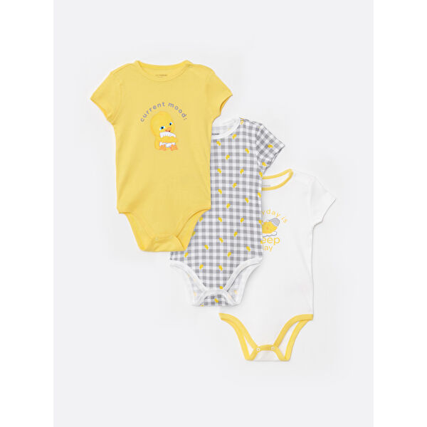 Dalin X LC Waikiki Erkek Bebek Çıtçıtlı Body 3'lü Dalin X LC Waikiki Erkek Bebek Çıtçıtlı Body 3'lü