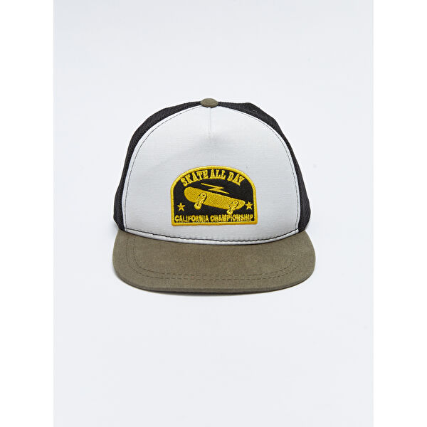 File Detaylı Erkek Çocuk Hip Hop Şapkası