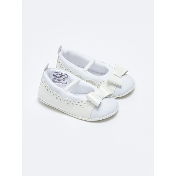 Fiyonk Detaylı Kız Bebek Yürüme Öncesi Babet