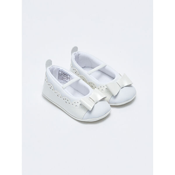 Fiyonk Detaylı Kız Bebek Yürüme Öncesi Babet