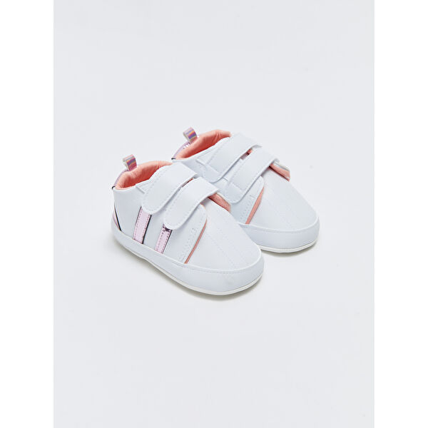 Cırt Cırtlı Kız Bebek Yürüme Öncesi Ayakkabısı