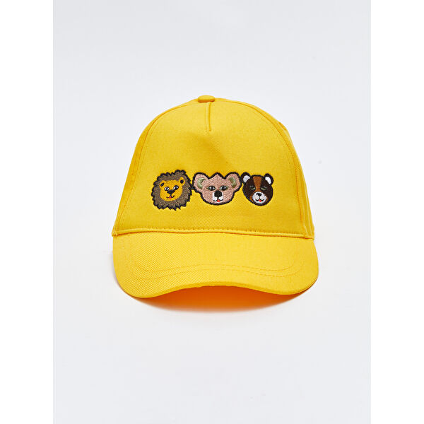 Nakışlı Erkek Çocuk Kep Şapka