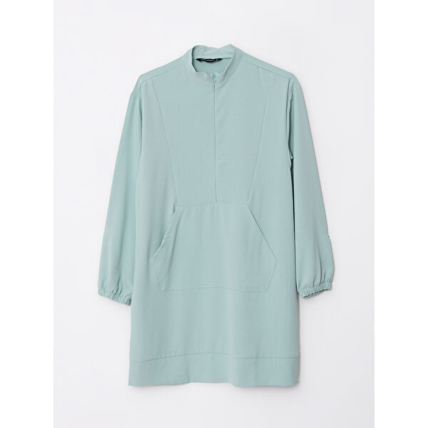 MODEST Hakim Yaka Düz Uzun Kollu Kadın Tunik