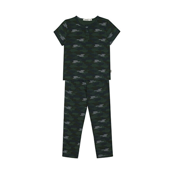 Antebies Organik Pamuklu Erkek Çocuk Pijama Takımı