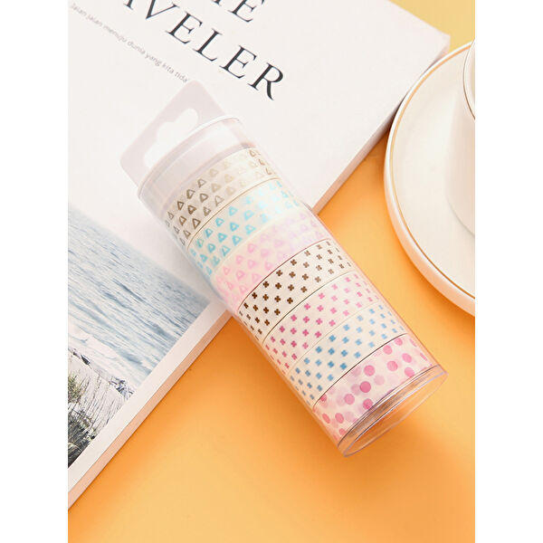 Yoyoso Dekoratif Geometrik Desenli Bant 7'li