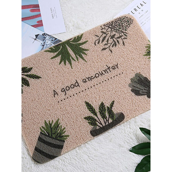 Yoyoso Pvc Welcome Cats Slogan Desenli Paspas 40x60 Cm Yoyoso Pvc Welcome Cats Slogan Desenli Paspas 40x60 Cm