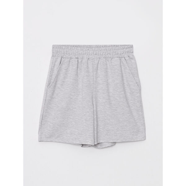 LCW CASUAL Beli Lastikli Düz Cep Detaylı Kadın Şort