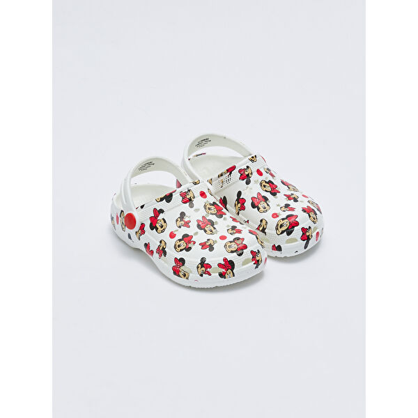 Mickey Mouse Lisanslı Toka Detaylı Kız Bebek Sandalet Mickey Mouse Lisanslı Toka Detaylı Kız Bebek Sandalet
