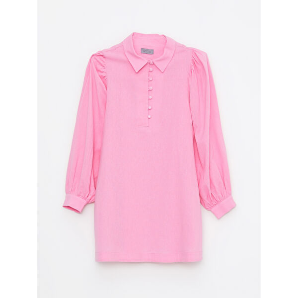 QOOQ STORE Önden Düğme Kapamalı Düz Uzun Kollu Pamuklu Kadın Gömlek QOOQ STORE Önden Düğme Kapamalı Düz Uzun Kollu Pamuklu Kadın Gömlek