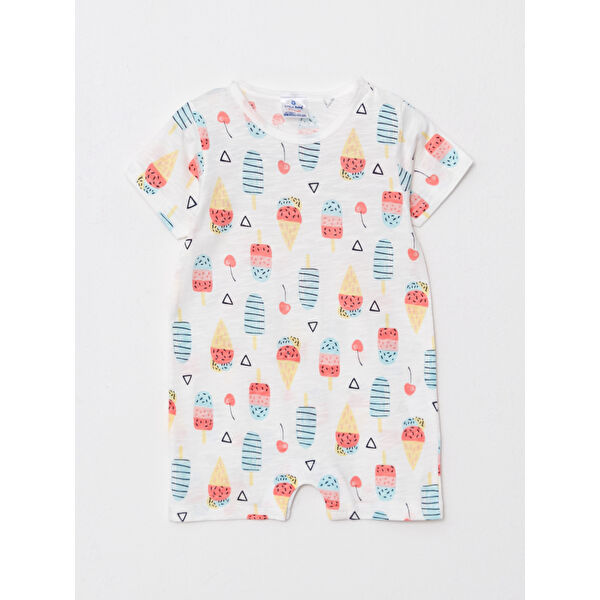 Luggi Baby Bisiklet Yaka Erkek Bebek Tulum