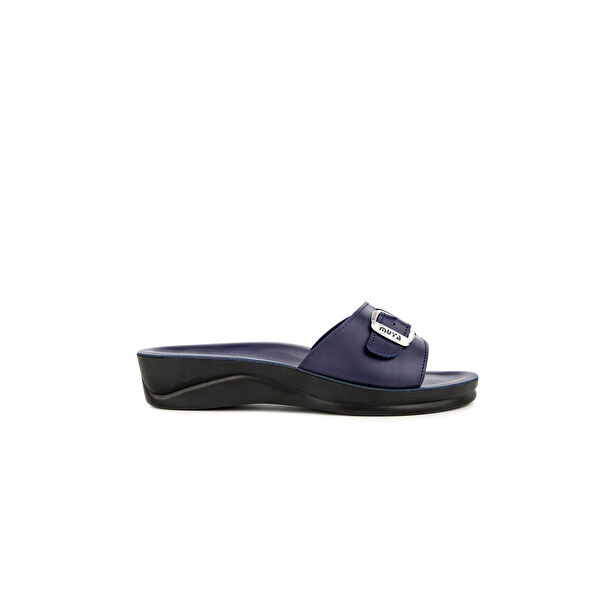 Muya Tek Bantlı Toka Detaylı Kalın Taban Terlik Muya Tek Bantlı Toka Detaylı Kalın Taban Terlik