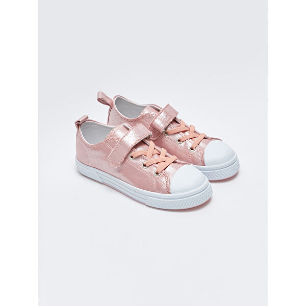 Bağcık ve Cırt Cırtlı Kız Çocuk Spor Ayakkabı