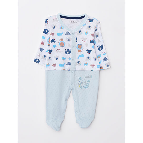 Aziz Bebe Bisiklet Yaka Erkek Bebek Tulum Aziz Bebe Bisiklet Yaka Erkek Bebek Tulum