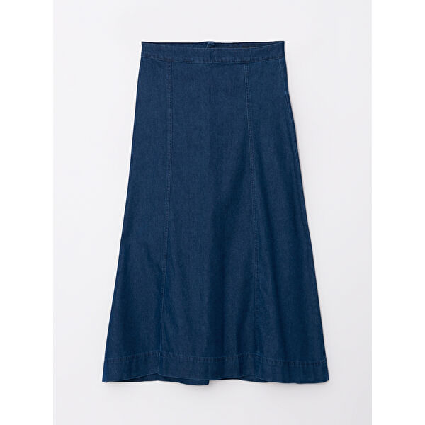 MODEST Standart Fit Düz Kadın Rodeo Jean Etek MODEST Standart Fit Düz Kadın Rodeo Jean Etek