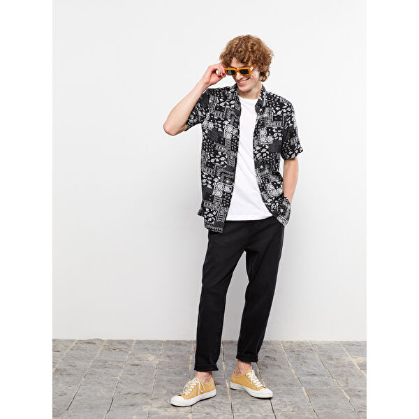 Loose Fit Erkek Jean Pantolon