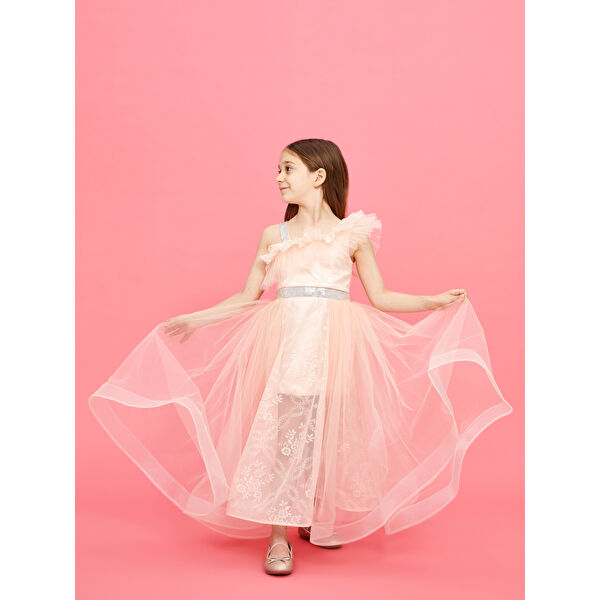 Daisy Girl Nakış Detaylı Kız Çocuk Elbise Daisy Girl Nakış Detaylı Kız Çocuk Elbise