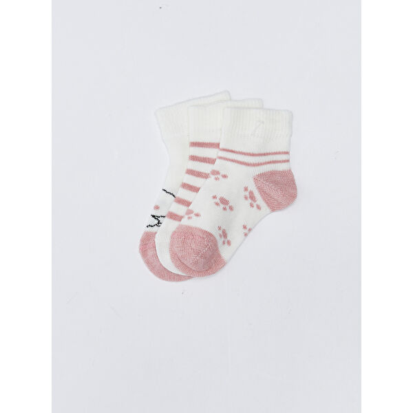 Aziz Bebe Kız Bebek Soket Çorap 3'lü