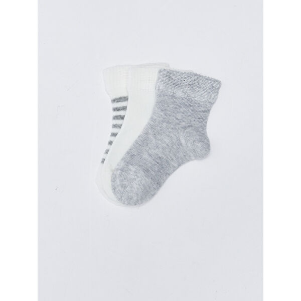 Aziz Bebe Erkek Bebek Soket Çorap 3'lü