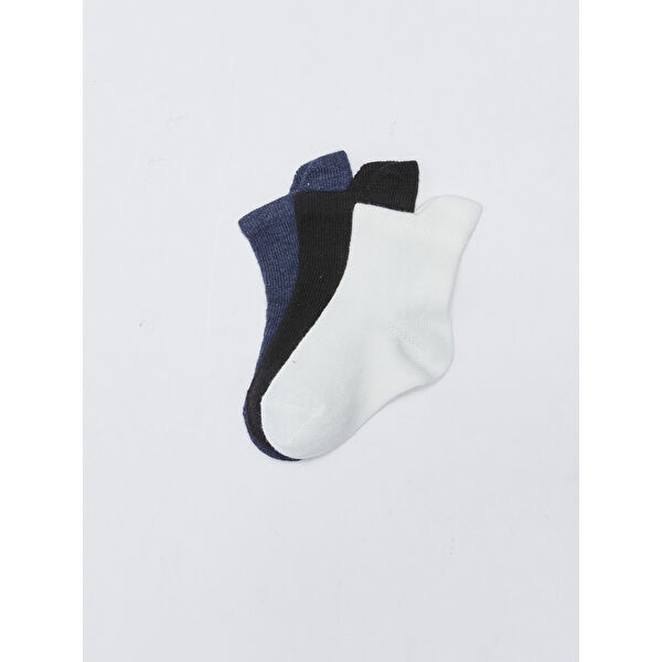 Aziz Bebe Erkek Bebek Soket Çorap 3'lü