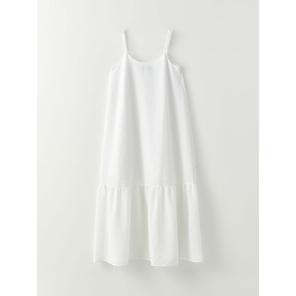 U Yaka Düz Askılı A Kesim Kadın Elbise U Yaka Düz Askılı A Kesim Kadın Elbise