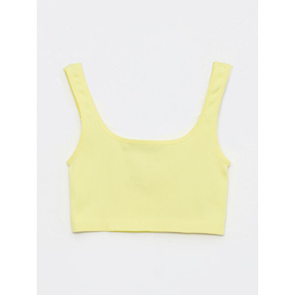 LCW CASUAL Kare Yaka Düz Crop Kadın Atlet LCW CASUAL Kare Yaka Düz Crop Kadın Atlet