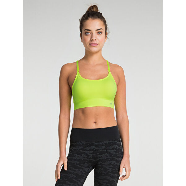 Jerf Bluff U Yaka Baskılı Kaplı Kadın Spor Büstiyer Jerf Bluff U Yaka Baskılı Kaplı Kadın Spor Büstiyer