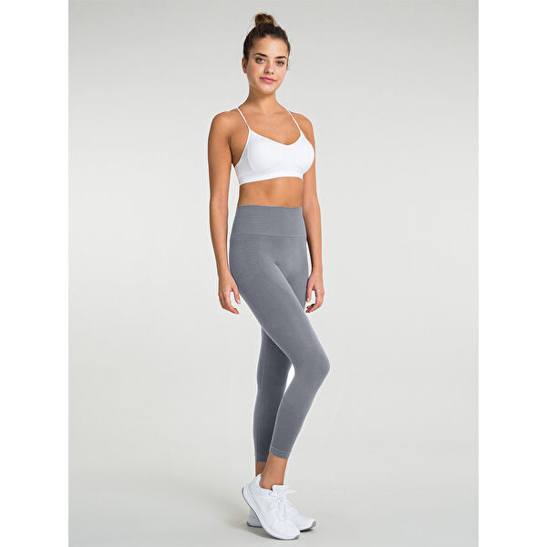 Jerf Gela Yüksek Bel Düz Toparlayıcı Kadın Spor Tayt Jerf Gela Yüksek Bel Düz Toparlayıcı Kadın Spor Tayt