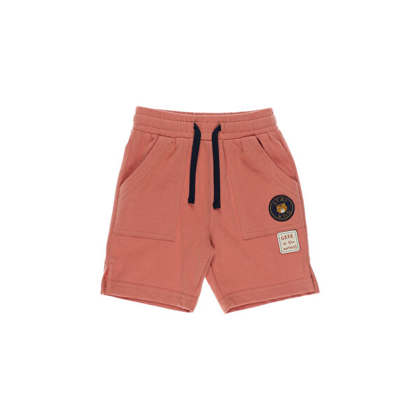 Panço Beli Lastikli Erkek Bebek Şort