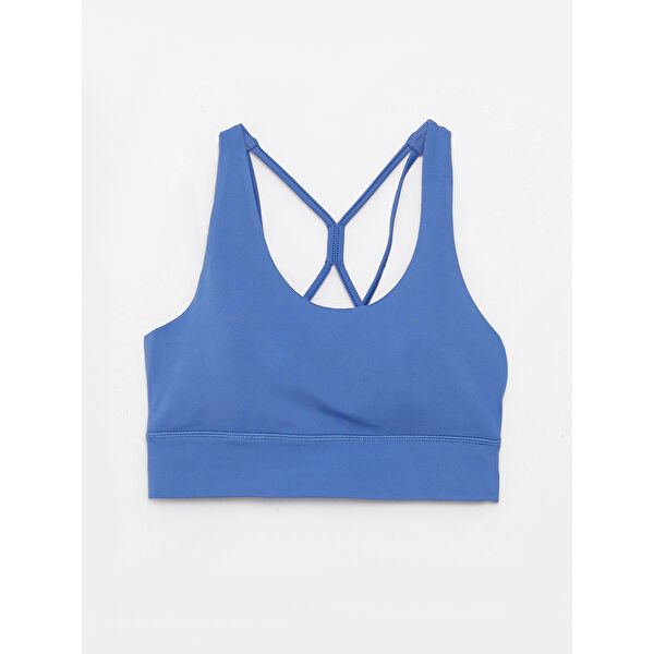 U Yaka Düz Crop Kadın Büstiyer