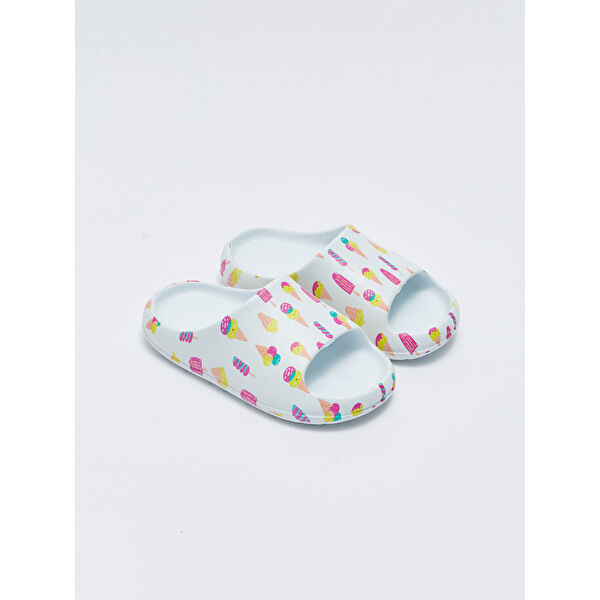 Dondurma Baskılı Kız Çocuk Terlik Dondurma Baskılı Kız Çocuk Terlik