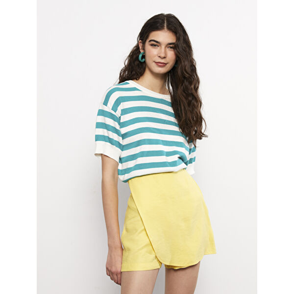 Düz Kadın Şort Etek