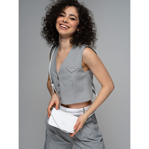 Benetton Baskılı Kadın Çapraz Çanta