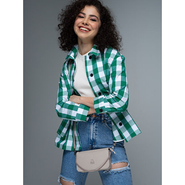 Benetton Baskılı Kadın Çapraz Çanta