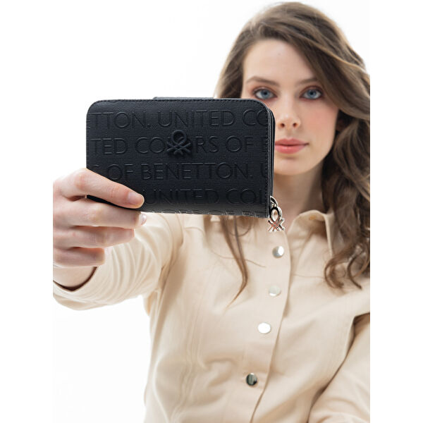 Benetton Baskılı Kadın Cüzdan