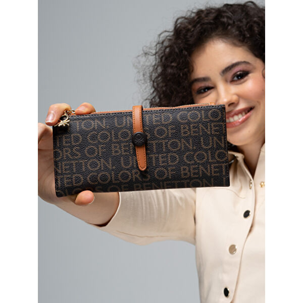 Benetton Baskılı Kadın Cüzdan