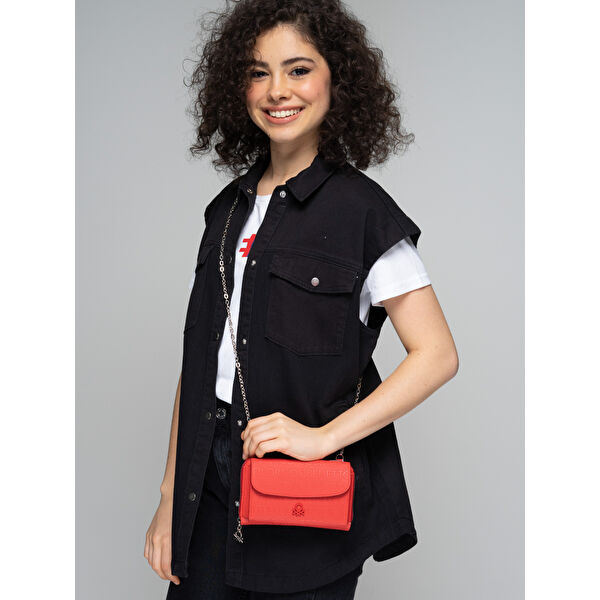 Benetton Zincir Askılı Kadın Çapraz Çanta