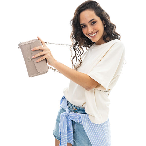 Benetton Zincir Askılı Kadın Çapraz Çanta