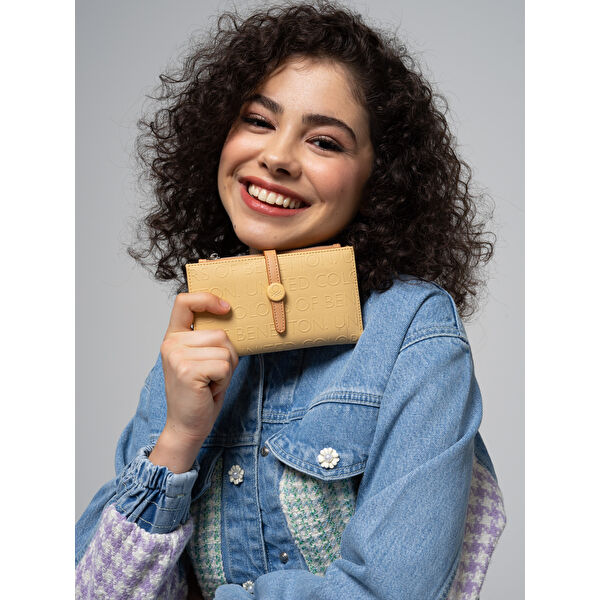 Benetton Baskılı Kadın Cüzdan