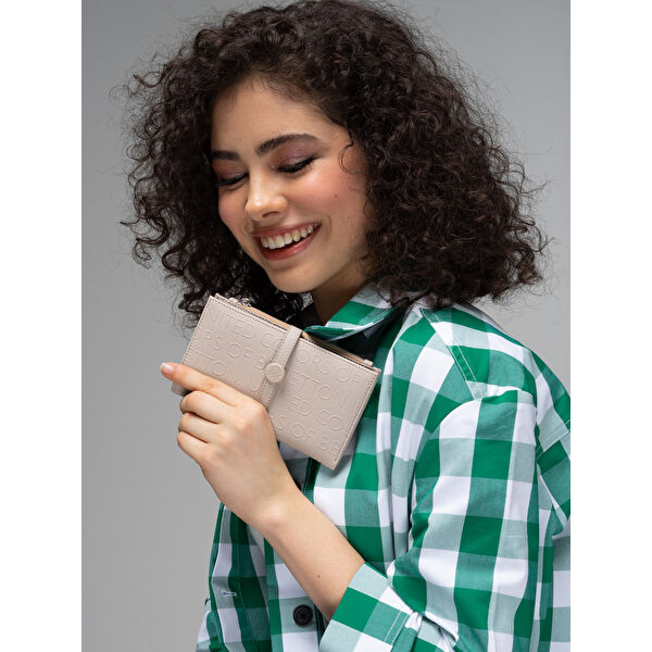 Benetton Baskılı Kadın Cüzdan