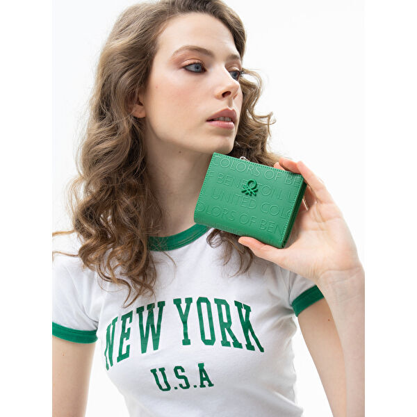 Benetton Baskılı Kadın Cüzdan