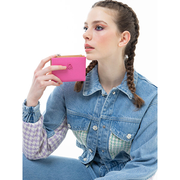 Benetton Baskılı Kadın Cüzdan