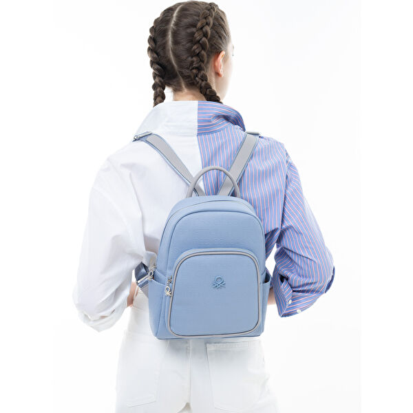 Benetton Baskılı Kadın Sırt Çantası