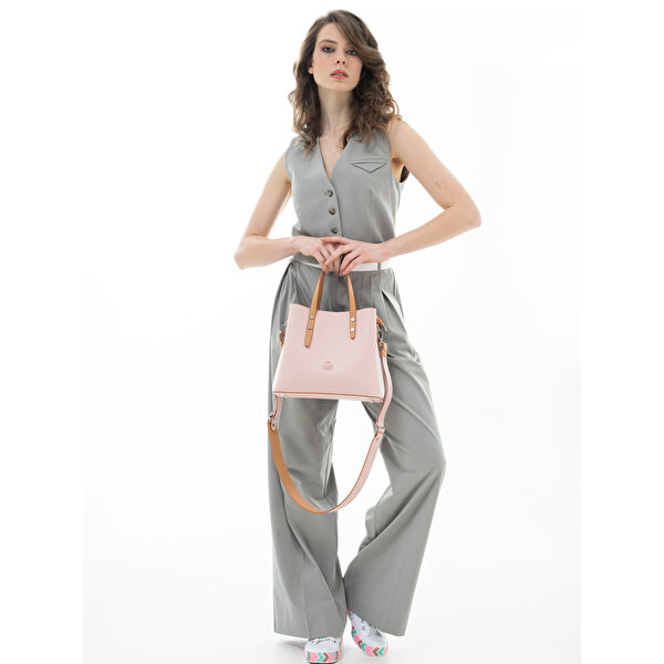 Benetton Baskılı Kadın Kol Çantası