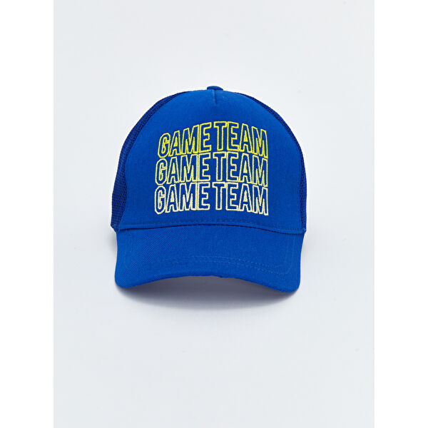 Yazı Baskılı Erkek Çocuk Kep Şapka