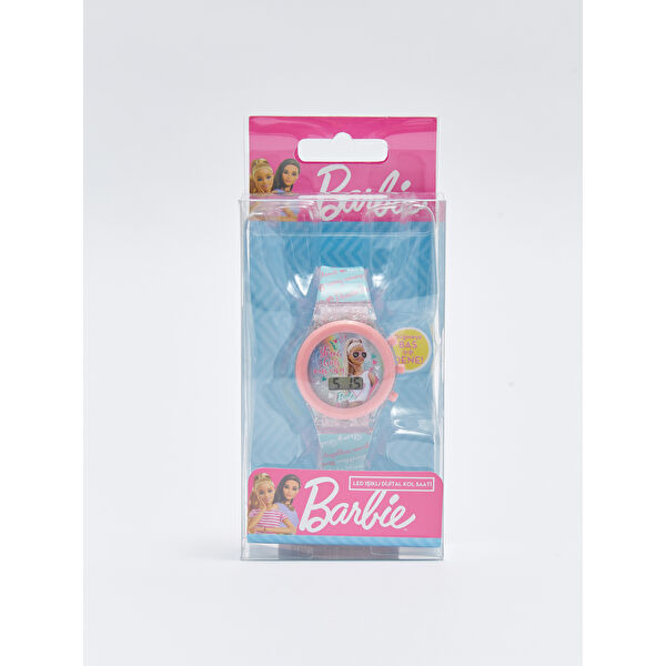 Barbie Lisanslı Işıklı Kız Çocuk Dijital Kol Saati Barbie Lisanslı Işıklı Kız Çocuk Dijital Kol Saati