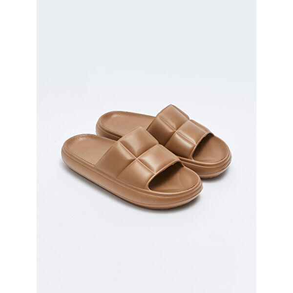 Kendinden Desenli Tek Bantlı Kadın Terlik Kendinden Desenli Tek Bantlı Kadın Terlik