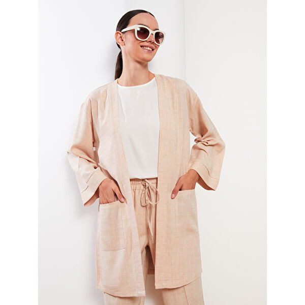 Şal Yaka Düz Uzun Kollu Kadın Kimono Şal Yaka Düz Uzun Kollu Kadın Kimono