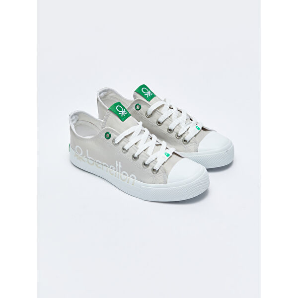 Baskılı Bağcıklı Kadın Spor Ayakkabı