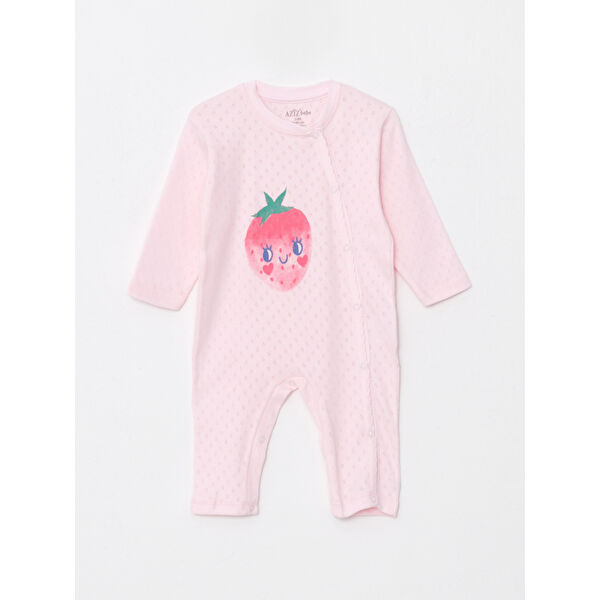 Aziz Bebe Bisiklet Yaka Kız Bebek Tulum